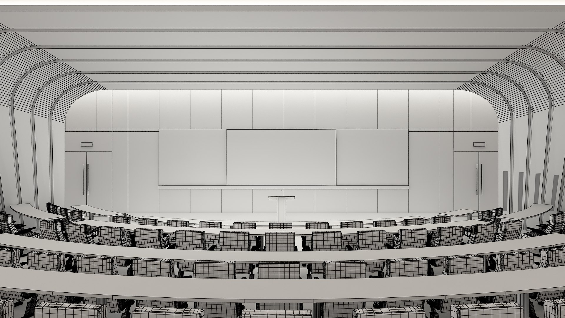 3D Lecture Hall 19 - TurboSquid 2176092