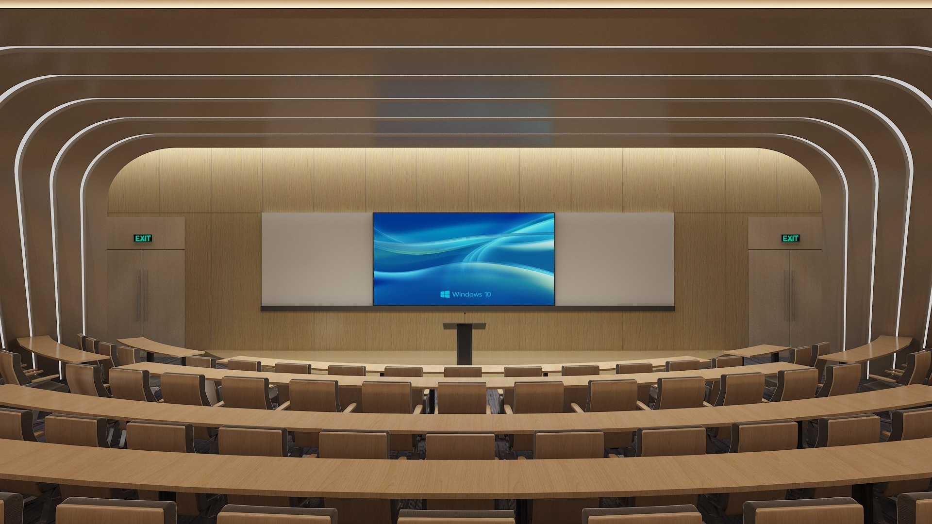 3D Lecture Hall 19 - TurboSquid 2176092