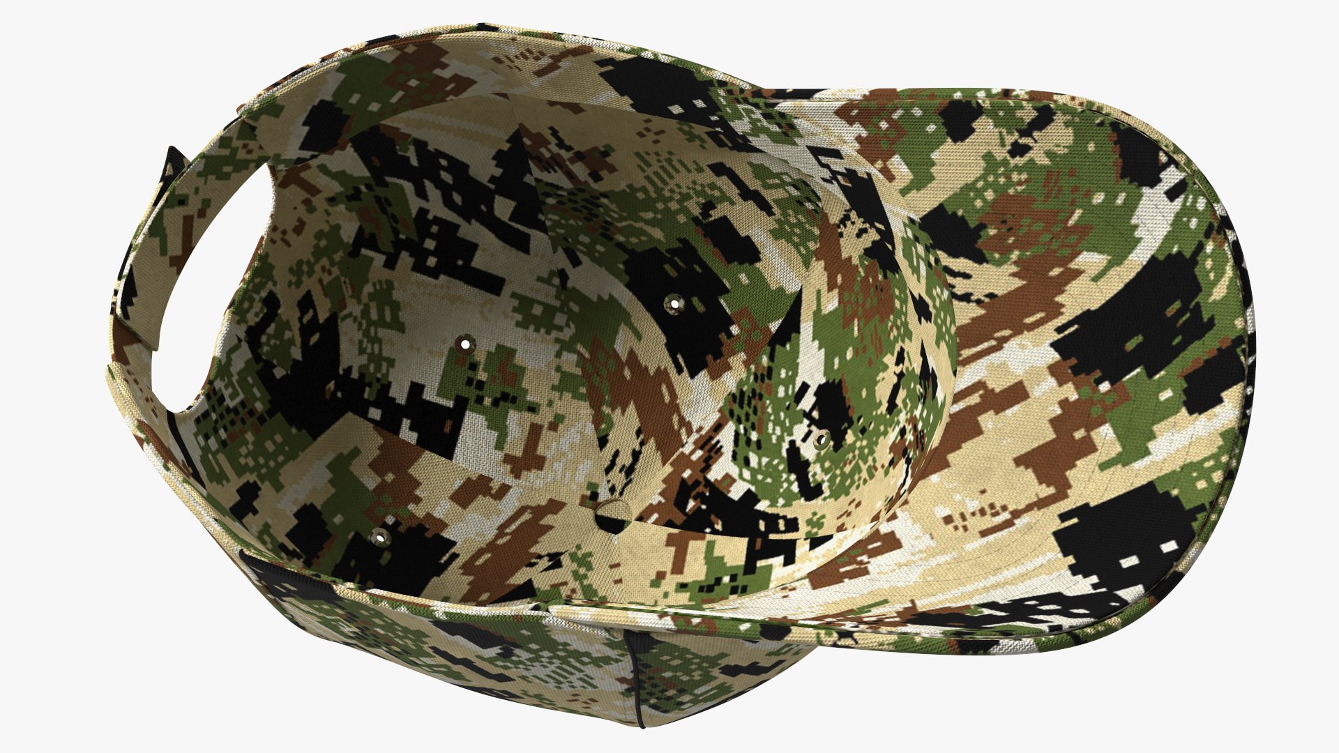 3D model Hunting Cap Forest Camo - TurboSquid 1958291