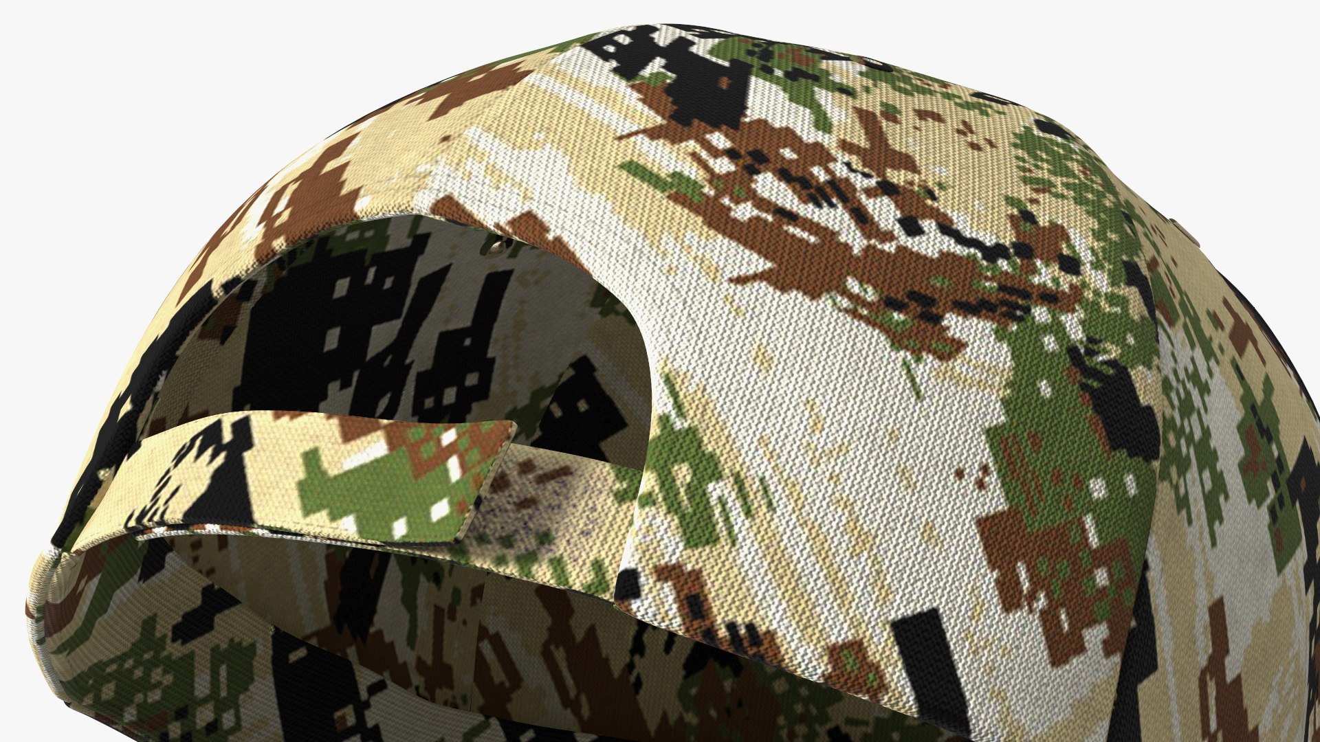 3D model Hunting Cap Forest Camo - TurboSquid 1958291