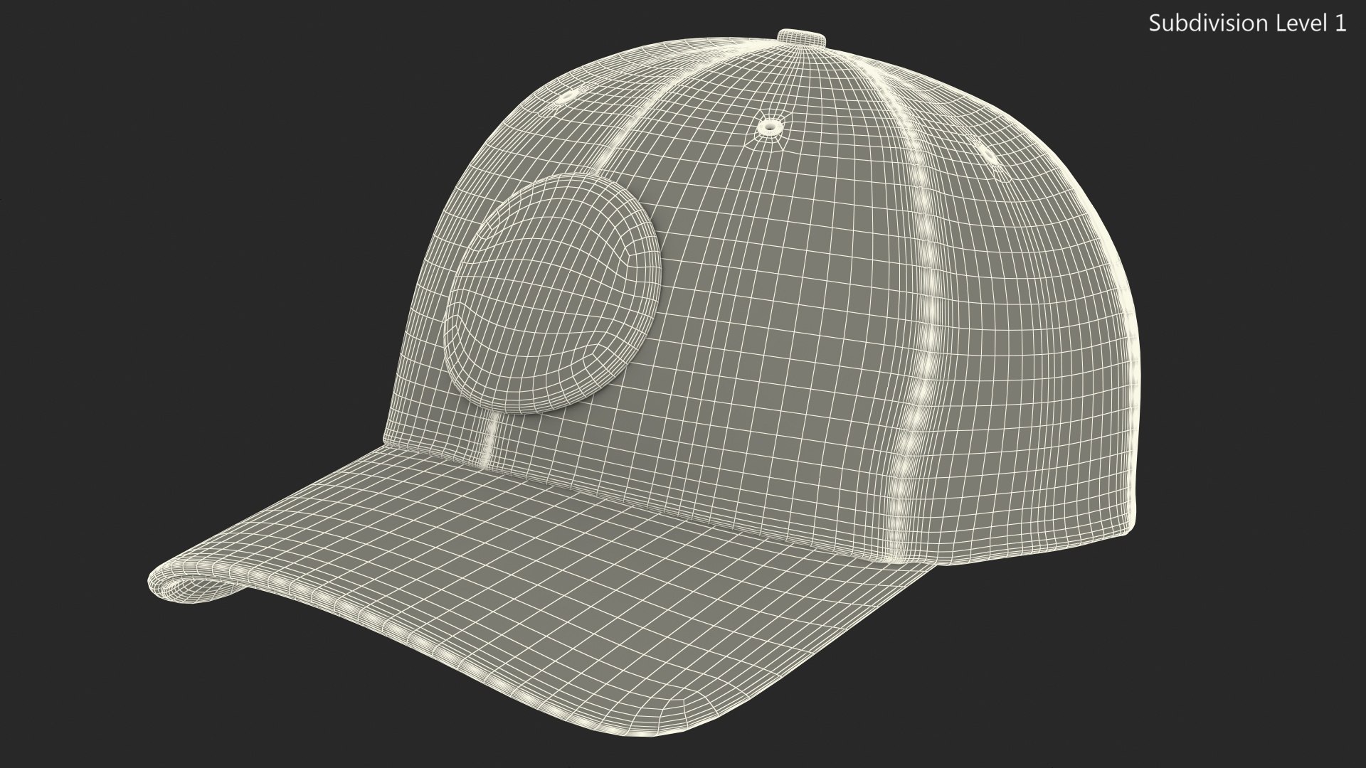3D model Hunting Cap Forest Camo - TurboSquid 1958291