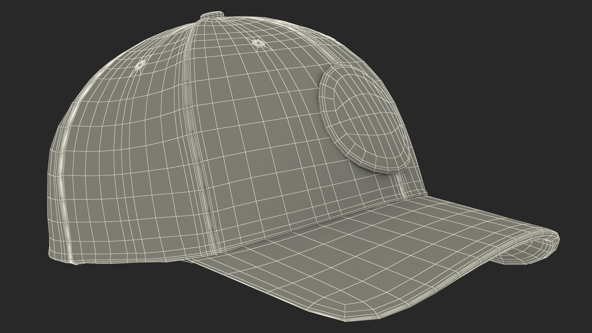 3D model Hunting Cap Forest Camo - TurboSquid 1958291
