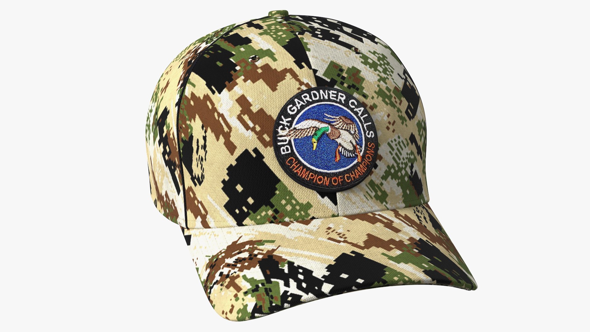 3D model Hunting Cap Forest Camo - TurboSquid 1958291