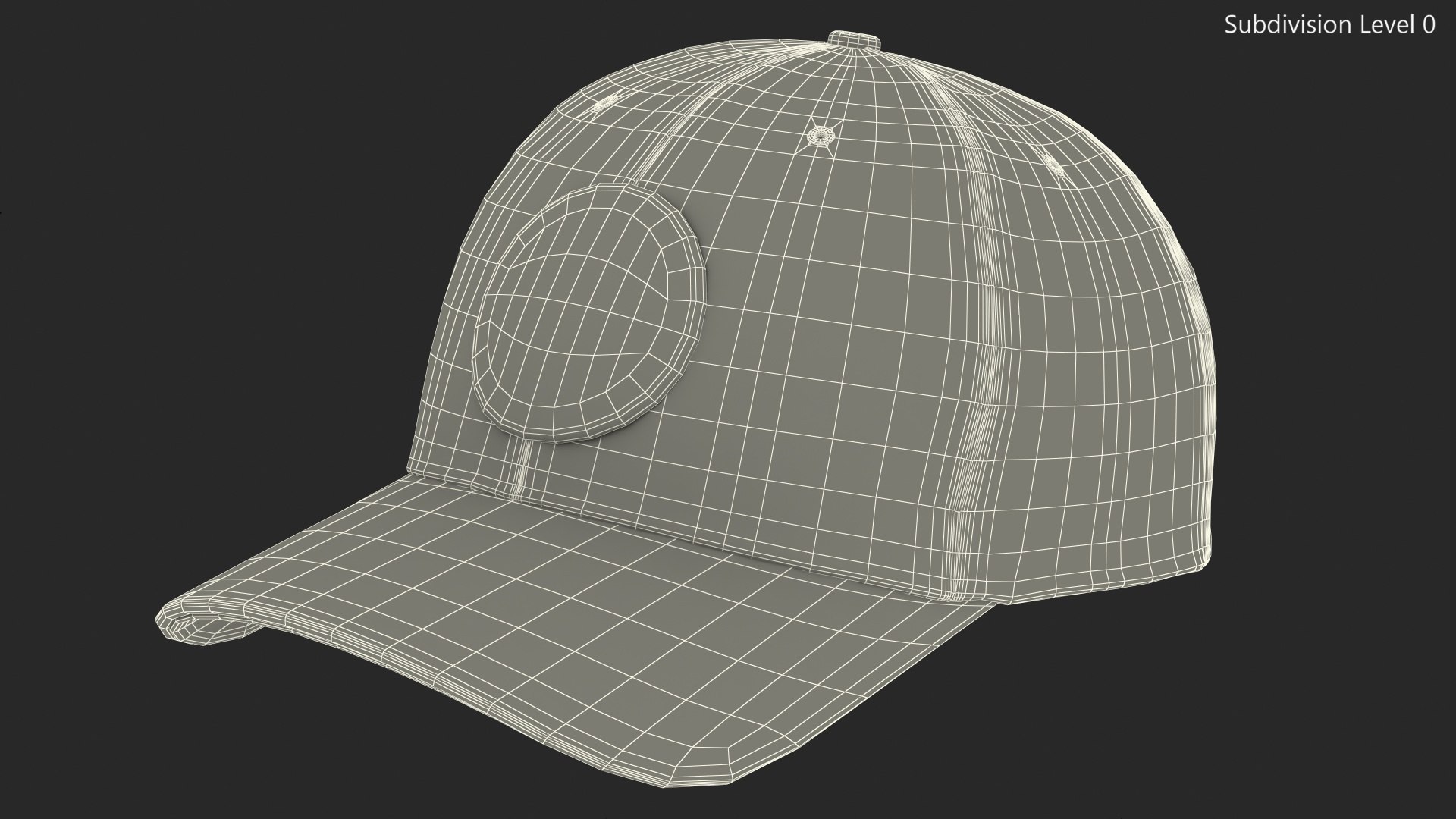 3D model Hunting Cap Forest Camo - TurboSquid 1958291