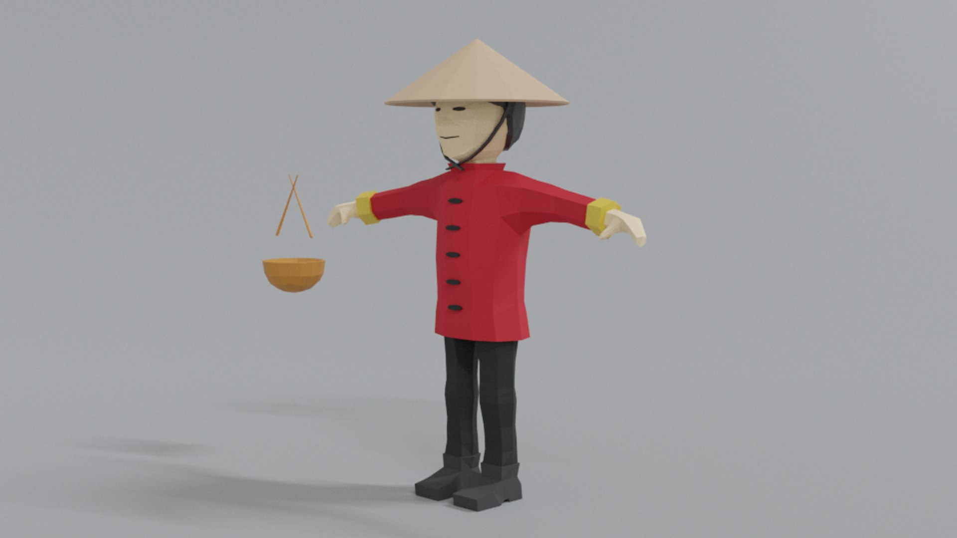 Chinese Man Character 3D Model - TurboSquid 1582282