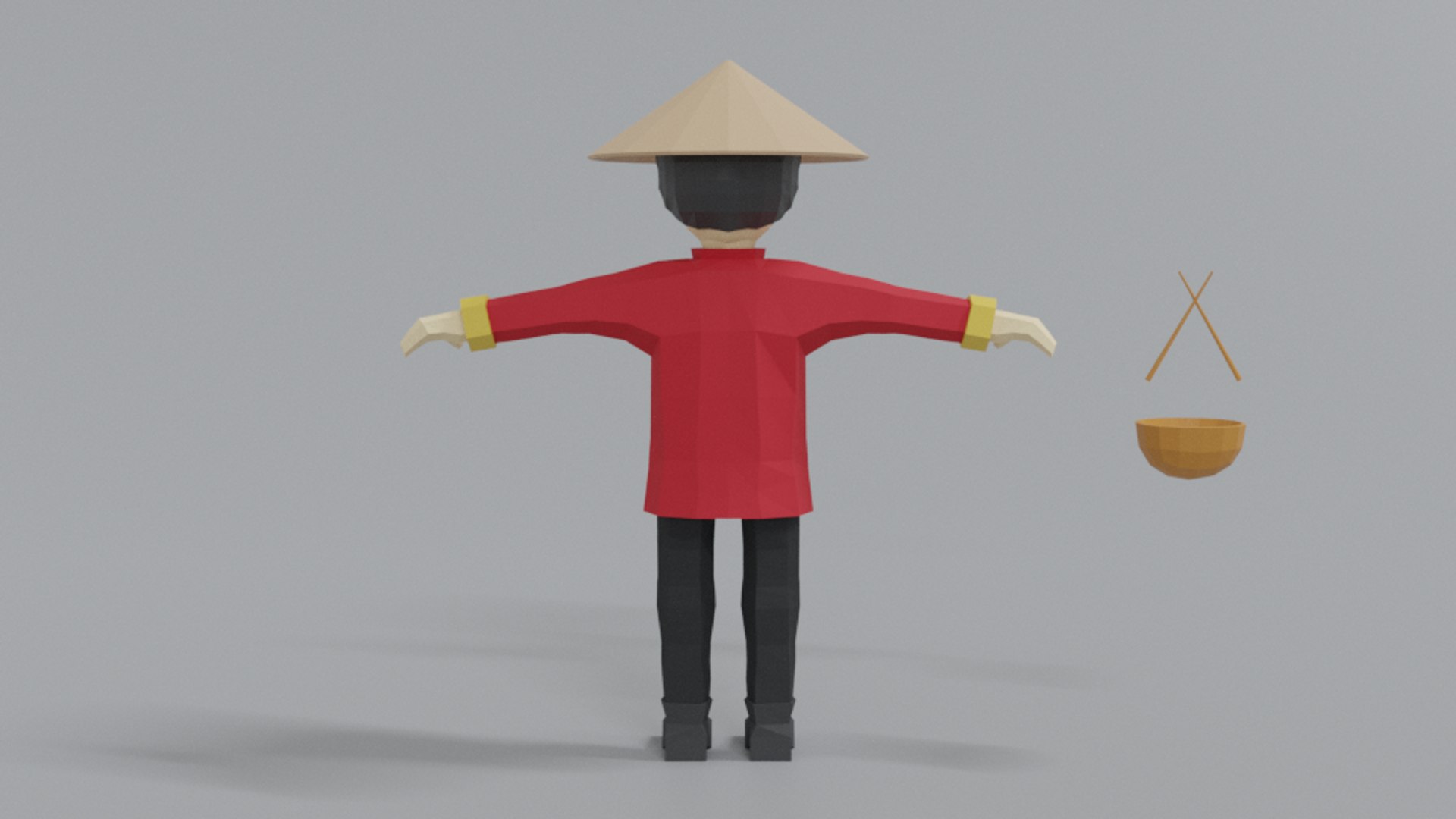 Chinese Man Character 3D Model - TurboSquid 1582282