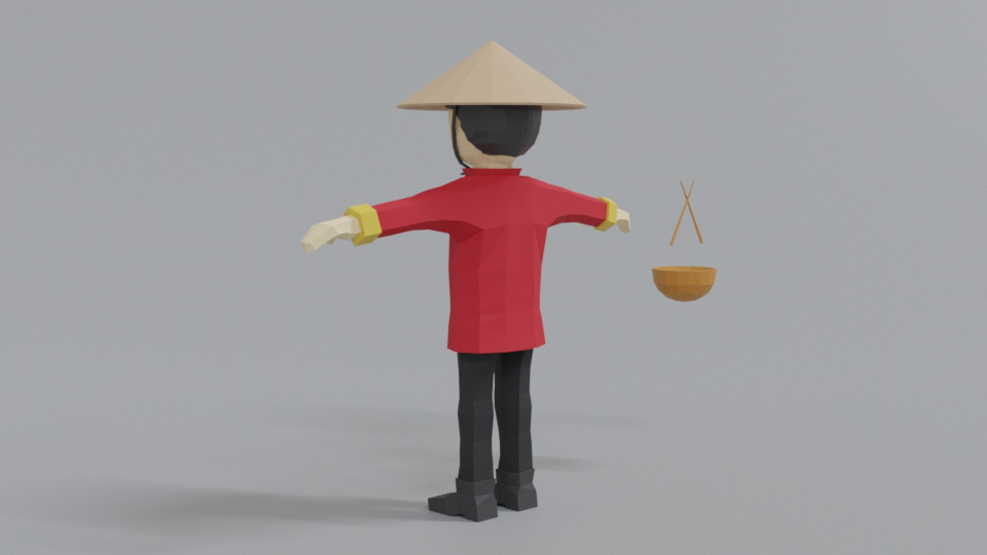 Chinese Man Character 3D Model - TurboSquid 1582282