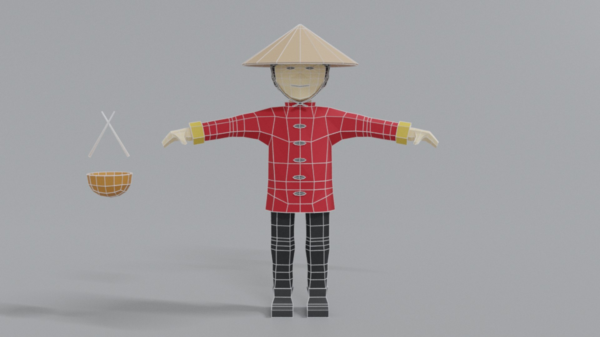 Chinese Man Character 3D Model - TurboSquid 1582282