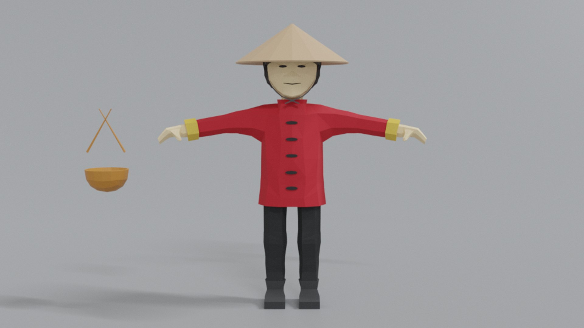 Chinese Man Character 3D Model - TurboSquid 1582282