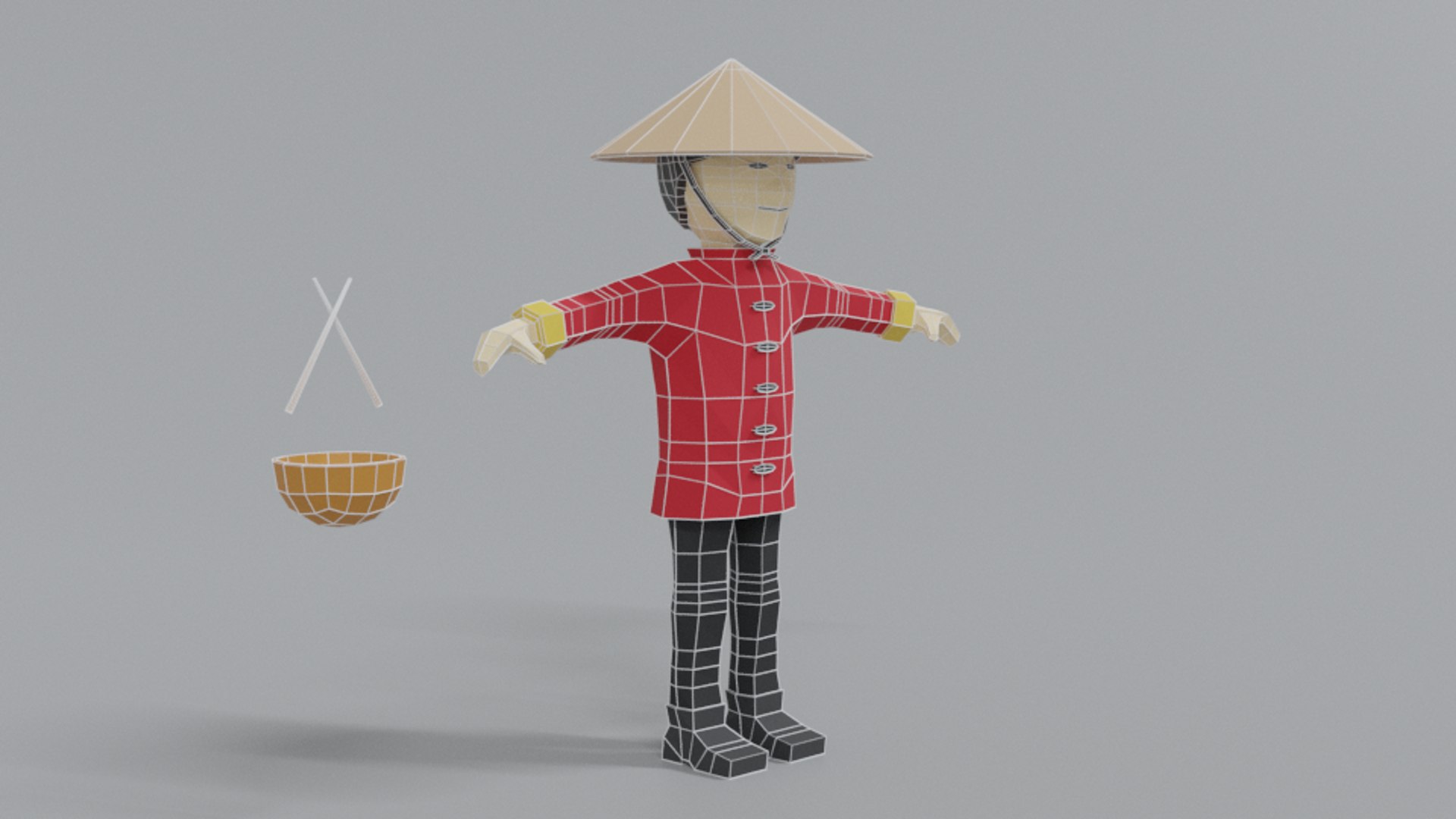 Chinese Man Character 3D Model - TurboSquid 1582282