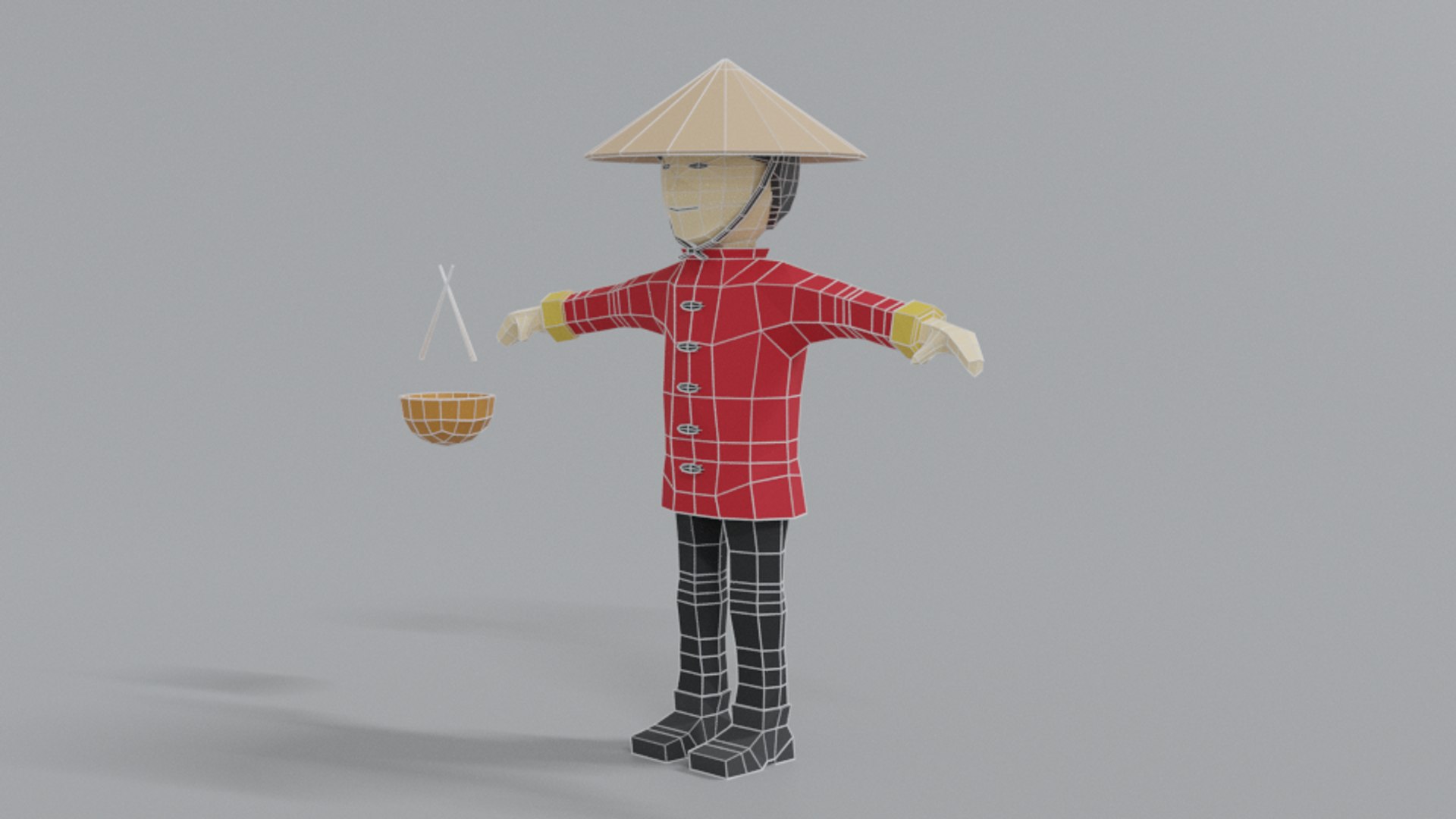 Chinese Man Character 3D Model - TurboSquid 1582282