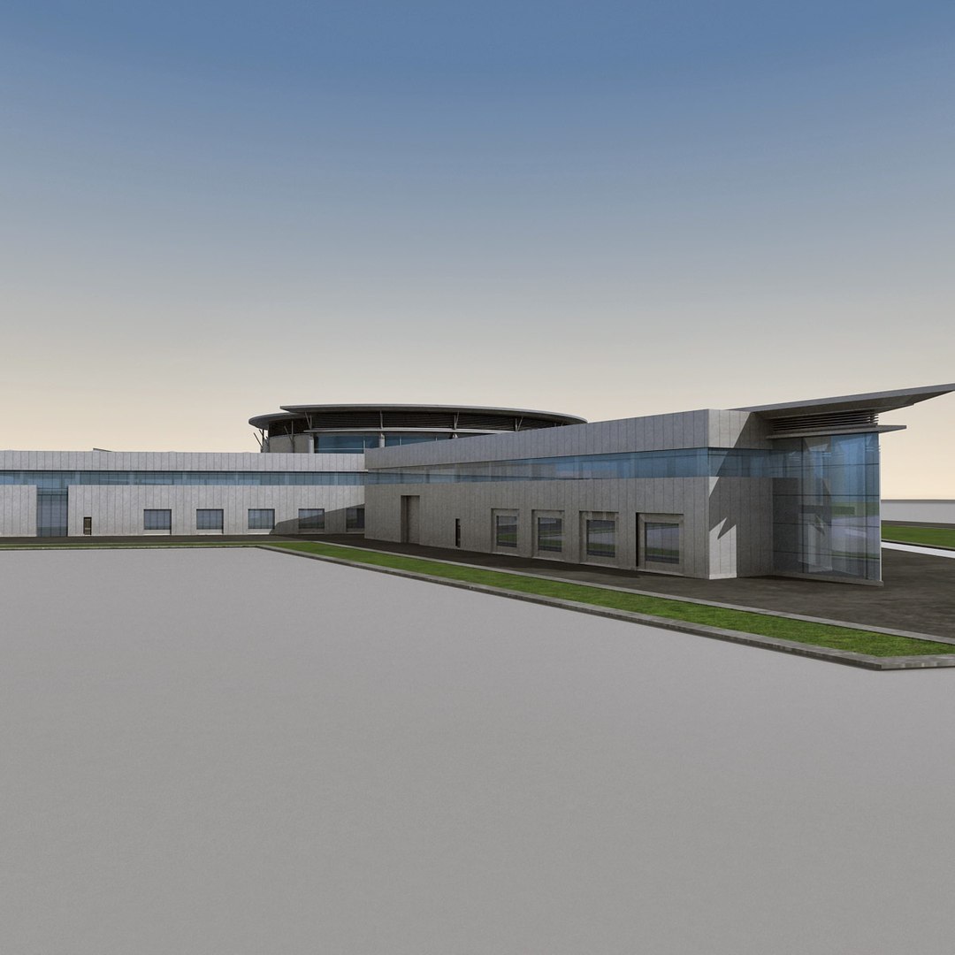 modern building 3d max