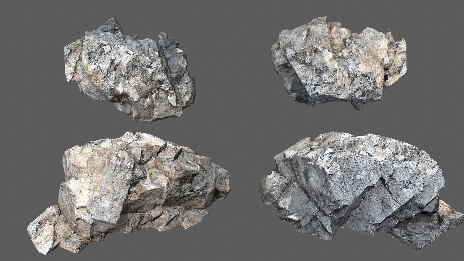 3D Cliff Rocks - TurboSquid 2190697