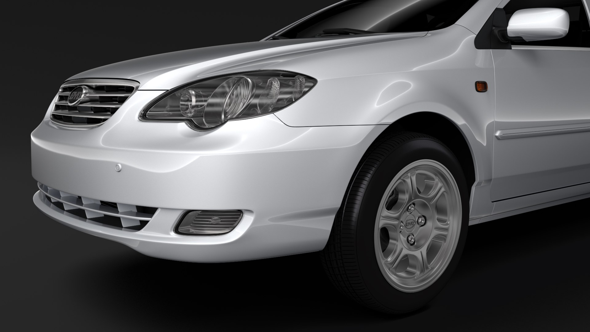 Byd F3 2016 3D Model - TurboSquid 1366055
