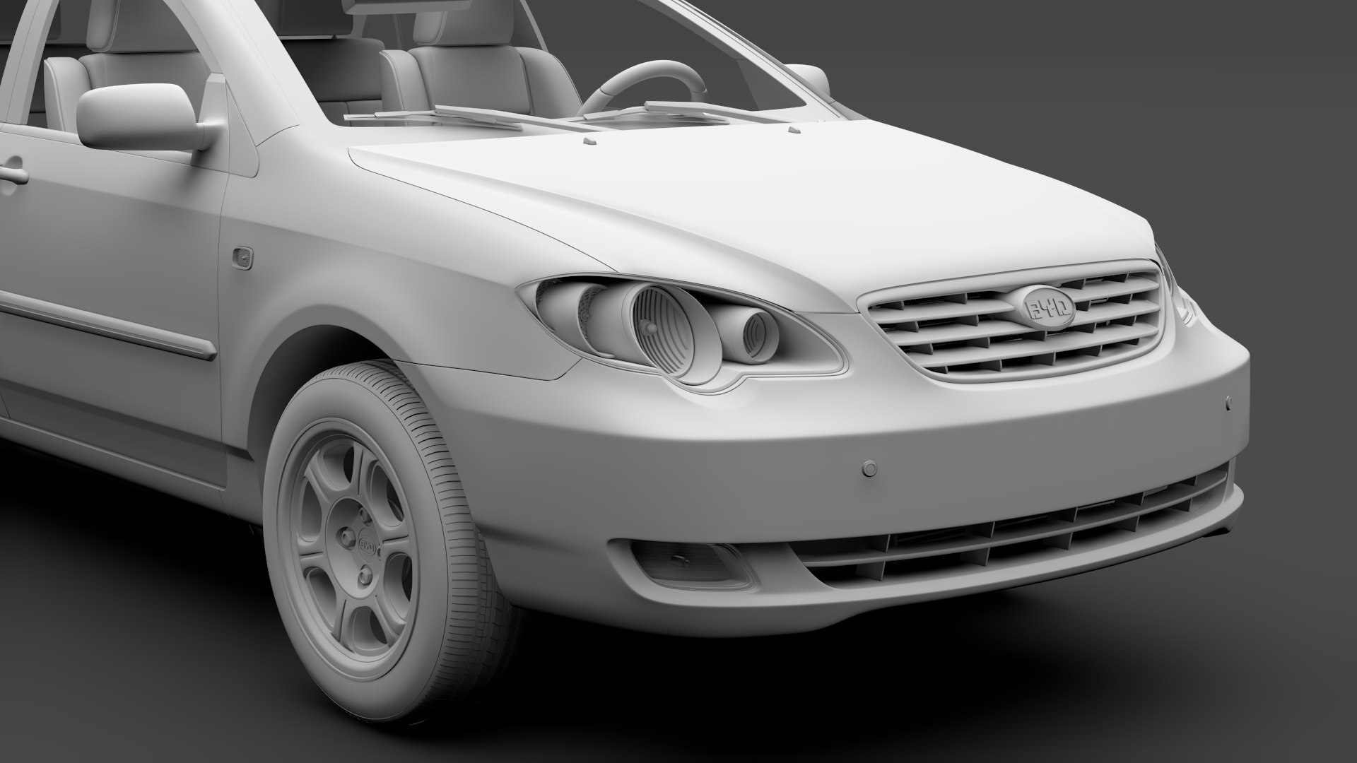 Byd F3 2016 3D Model - TurboSquid 1366055