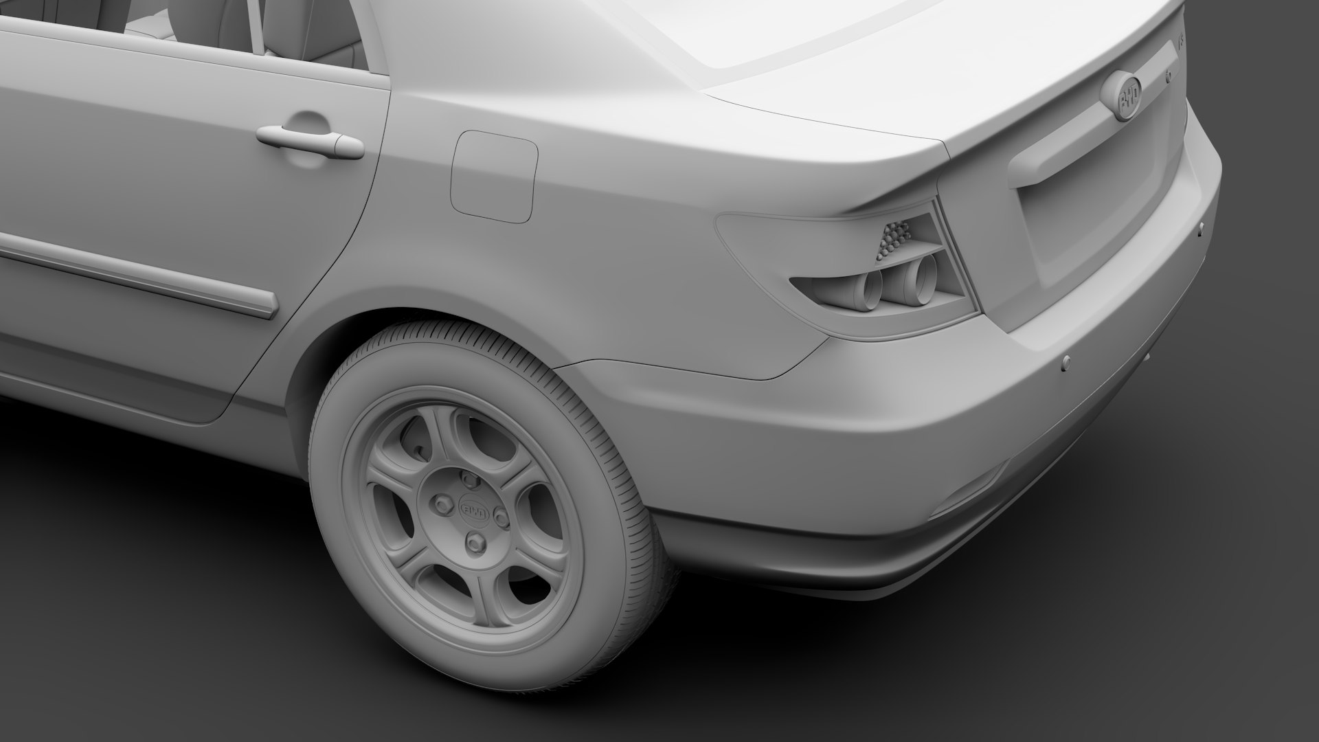 Byd F3 2016 3D Model - TurboSquid 1366055