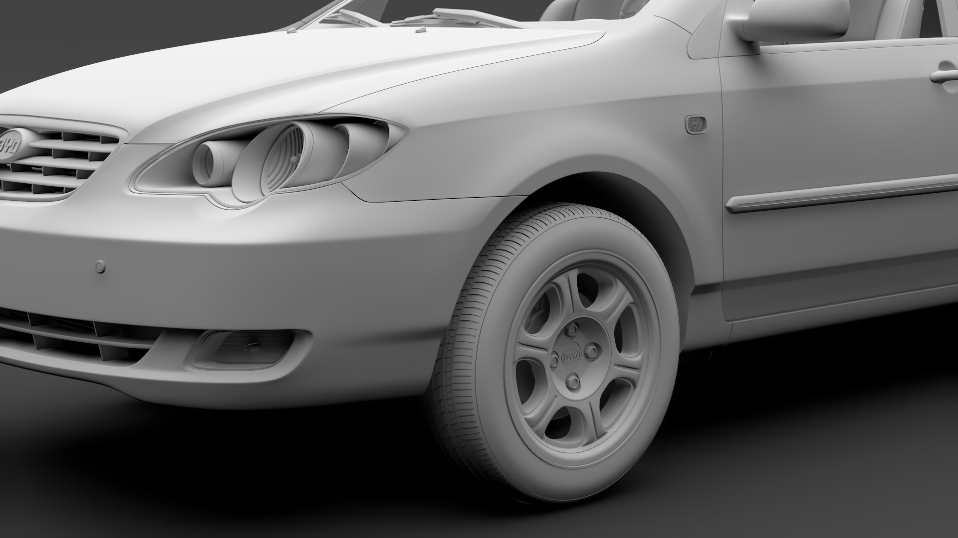 Byd F3 2016 3D Model - TurboSquid 1366055