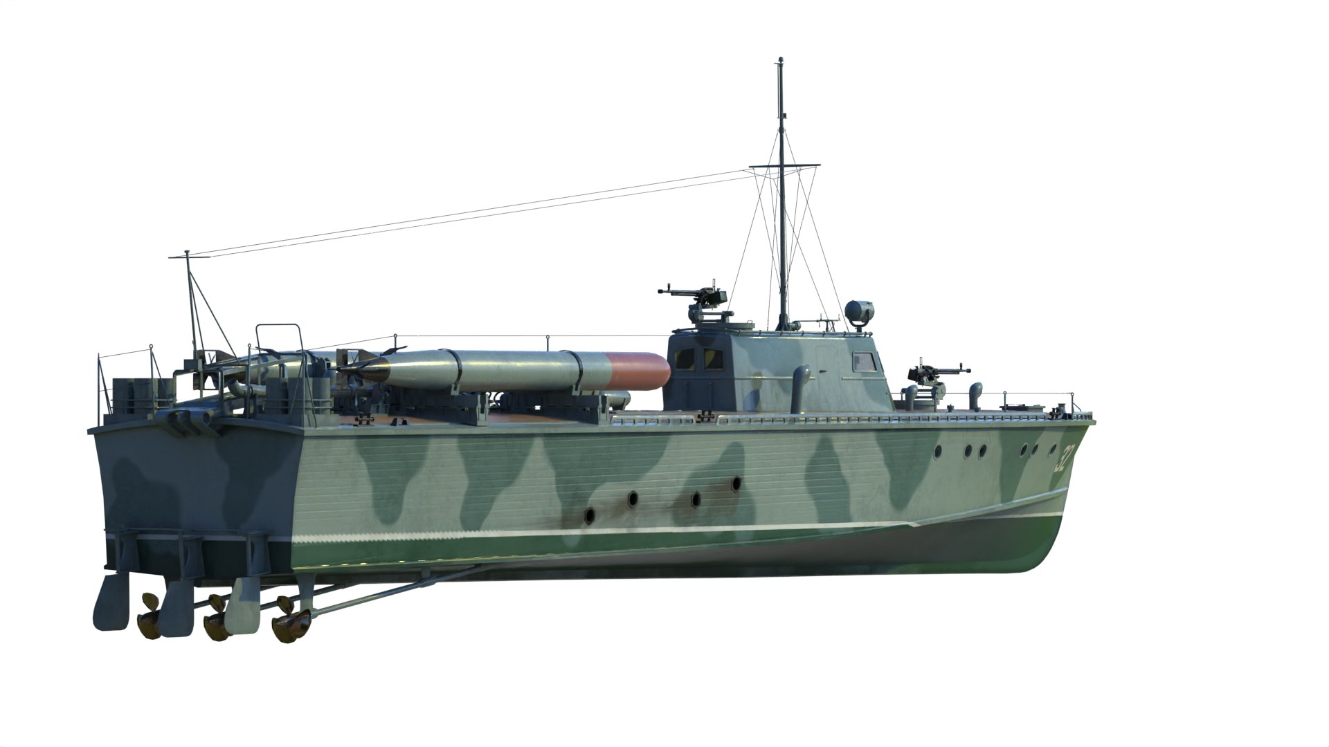 D3 Soviet Motor Torpedo Boat 3D Model - TurboSquid 2188247