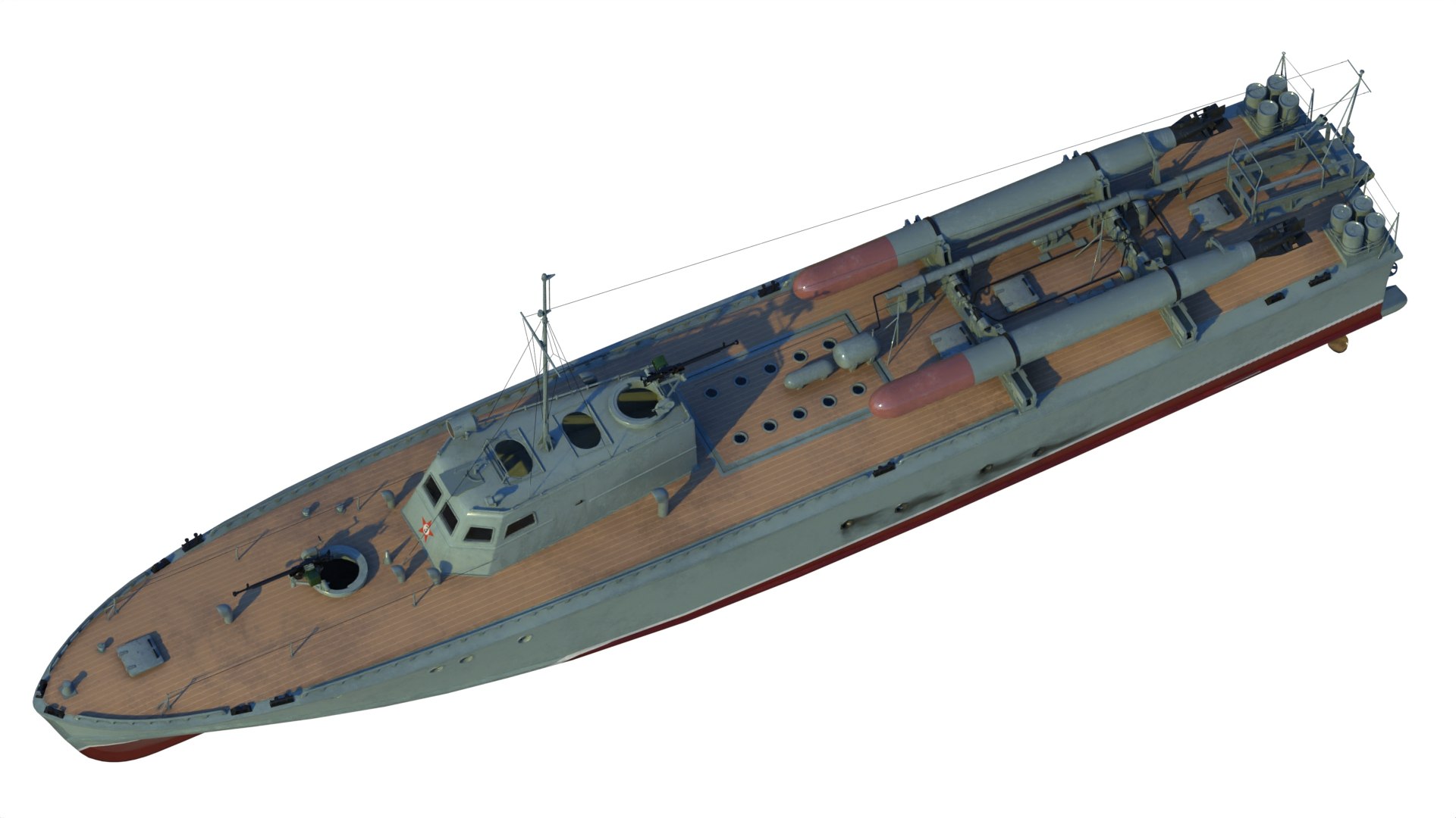 D3 Soviet Motor Torpedo Boat 3D Model - TurboSquid 2188247
