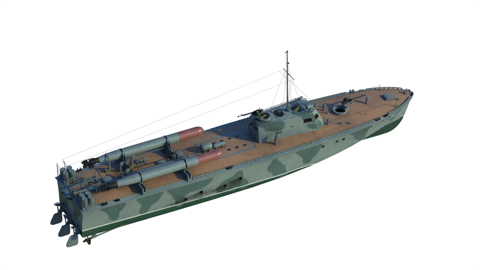 D3 Soviet Motor Torpedo Boat 3D Model - TurboSquid 2188247