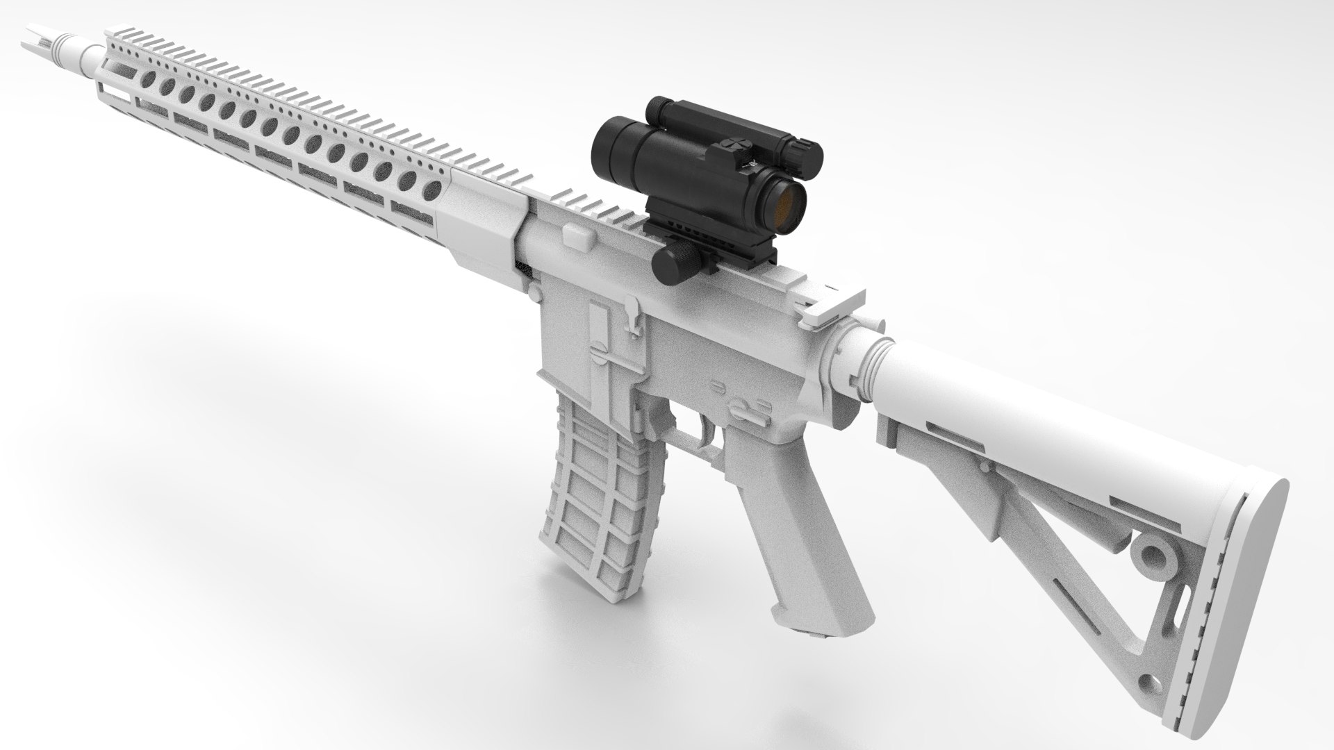 Aimpoint CompM4 Model - TurboSquid 1817895