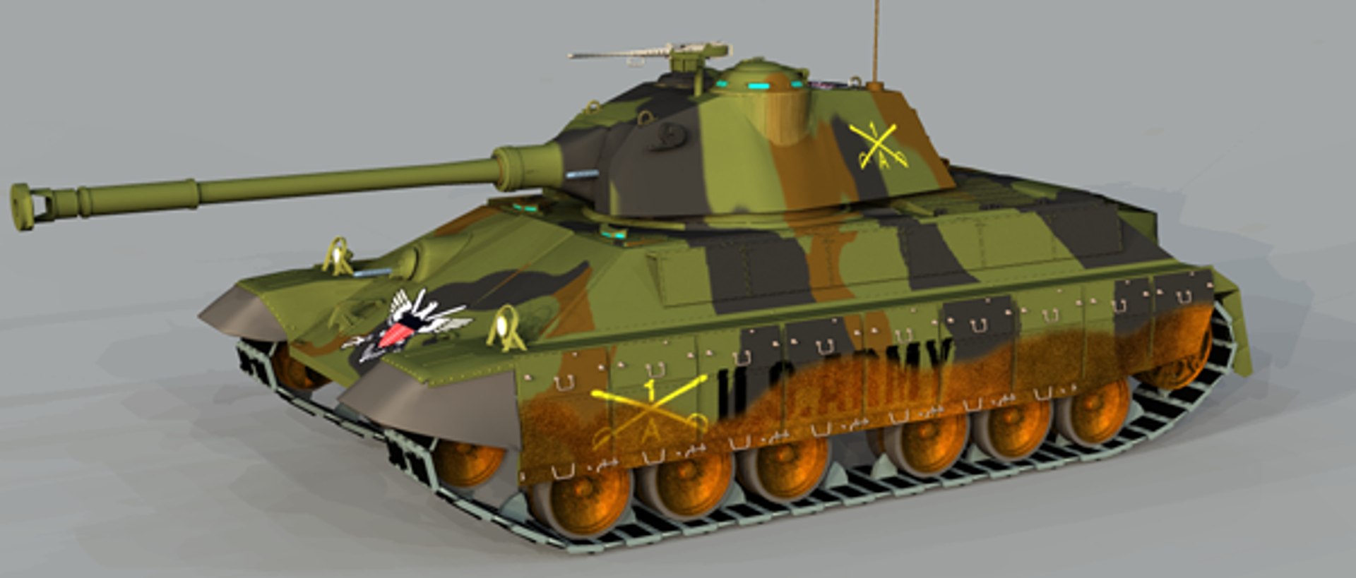 3ds Army Tank