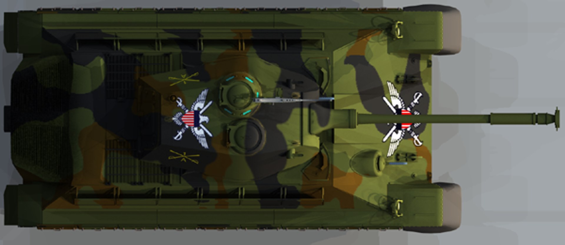 3ds Army Tank