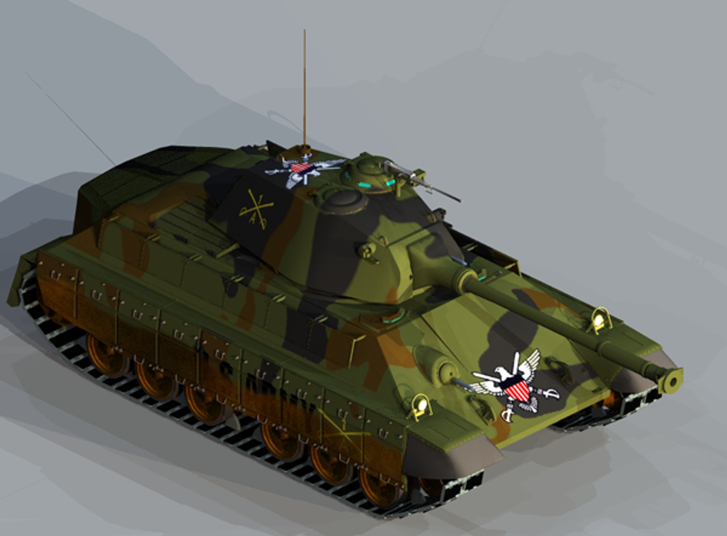 3ds Army Tank