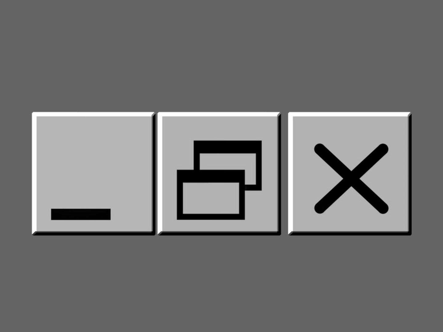 Windows Buttons 3d C4d