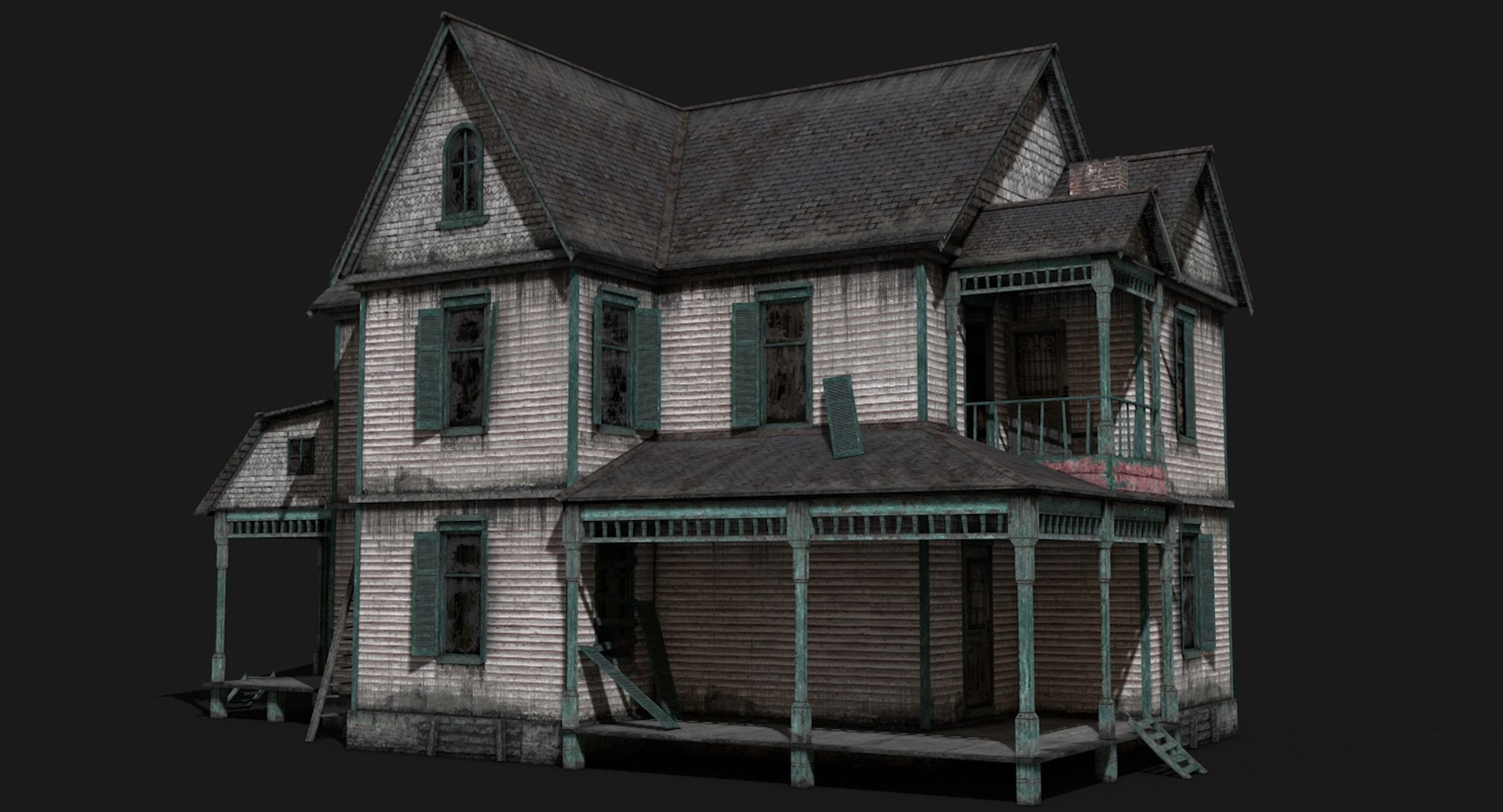 3D Old House Interior - TurboSquid 1170615