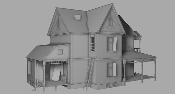 3D old house interior - TurboSquid 1170615
