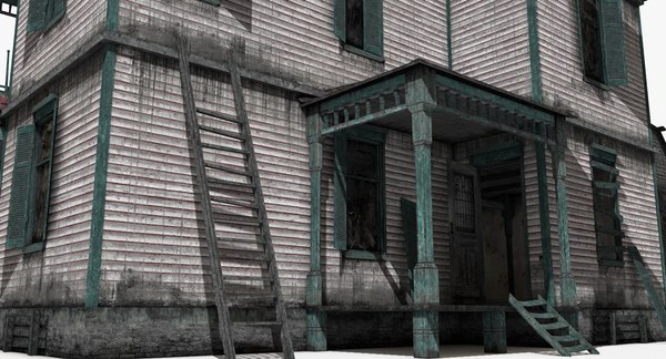 3D old house interior - TurboSquid 1170615