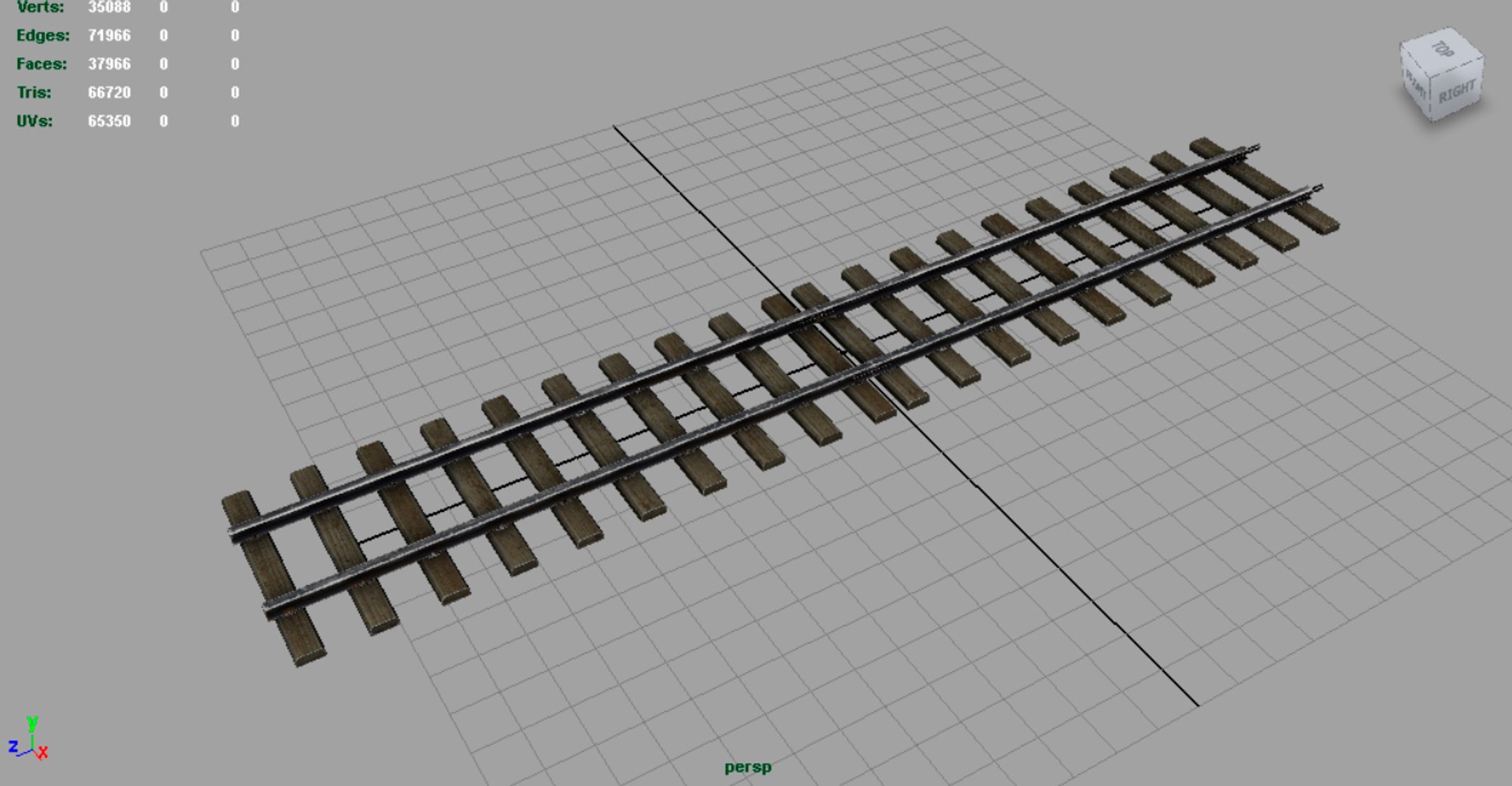 3d Model Of Railway Track