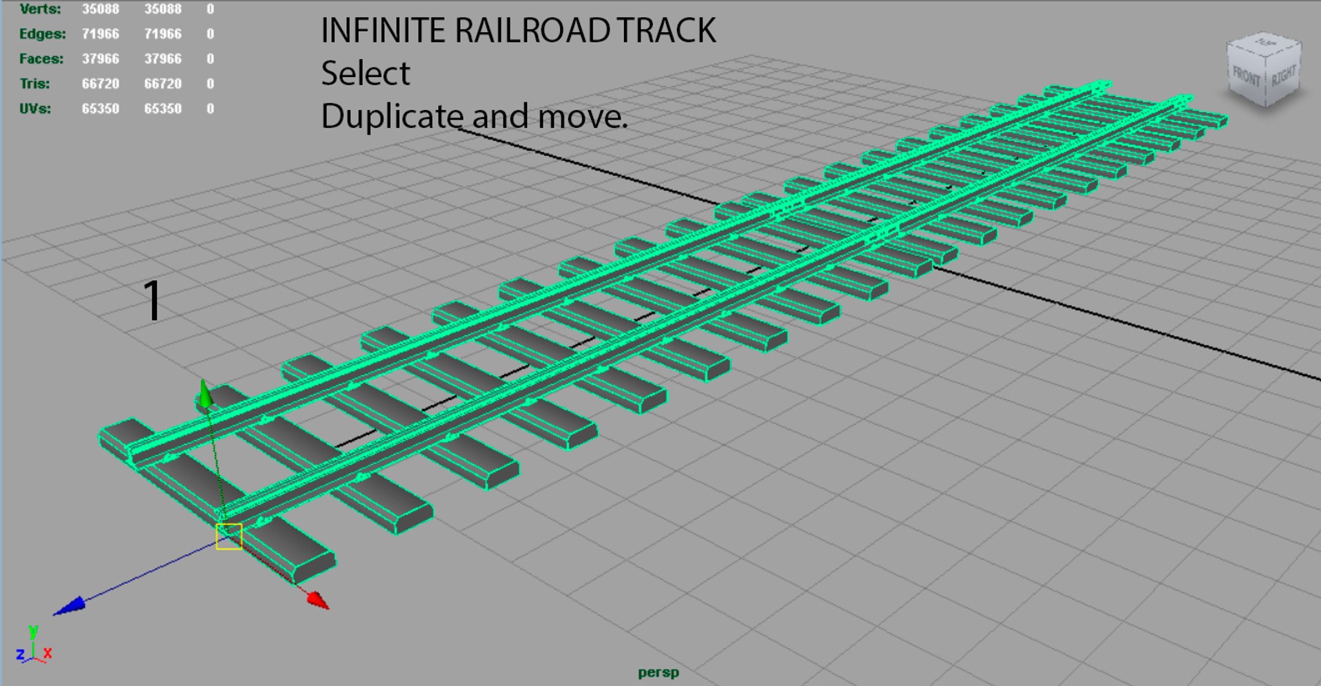 3d Model Of Railway Track