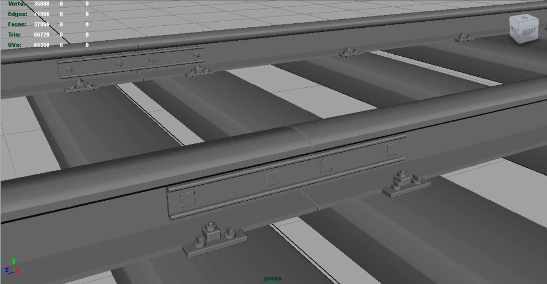 3d Model Of Railway Track