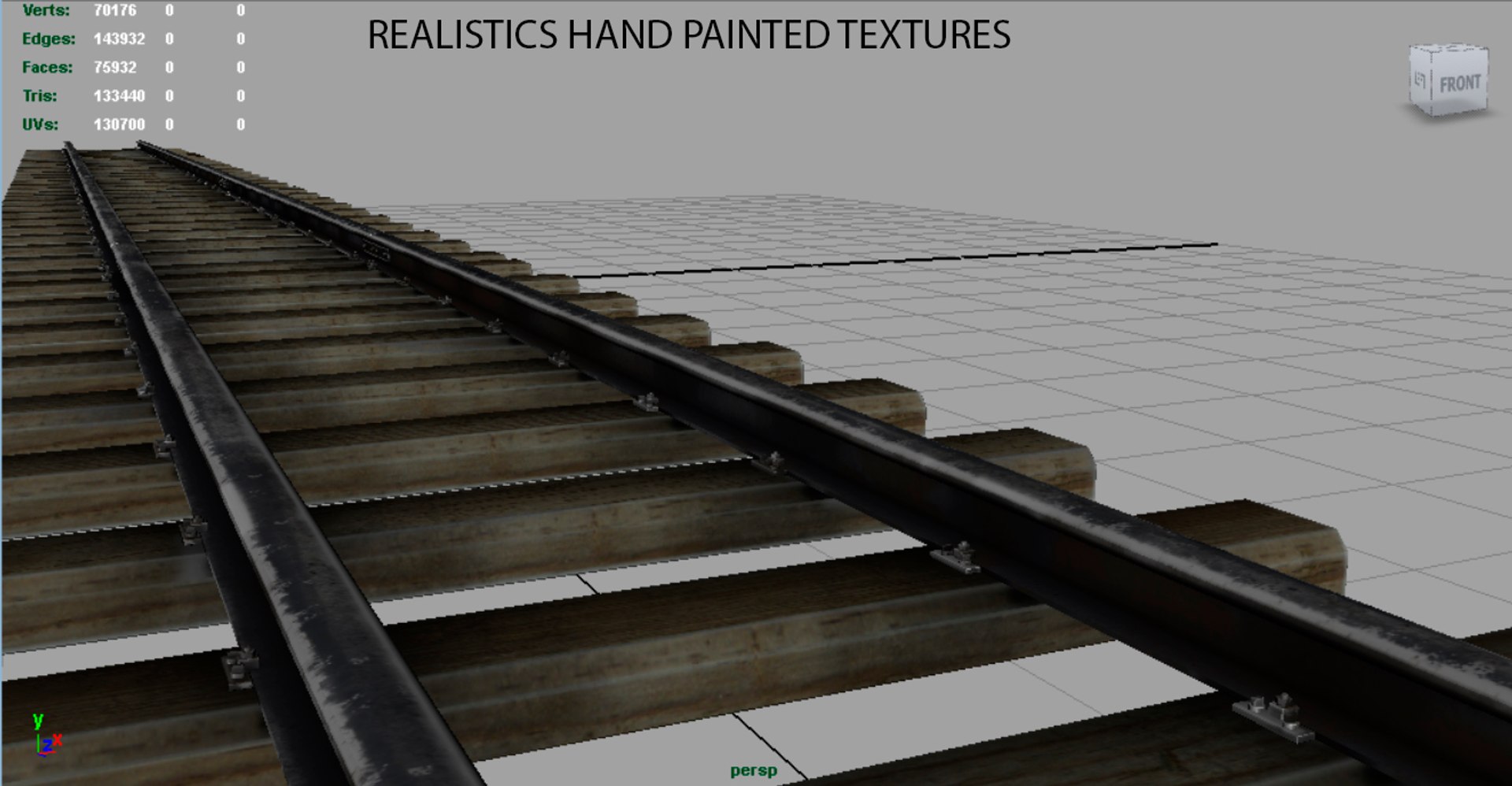3d Model Of Railway Track