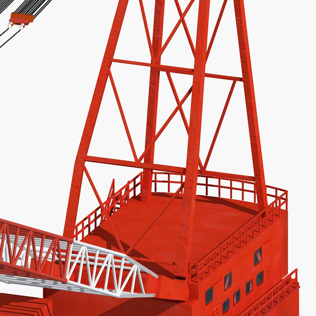 Cranes Ship 3D Model - TurboSquid 1384774