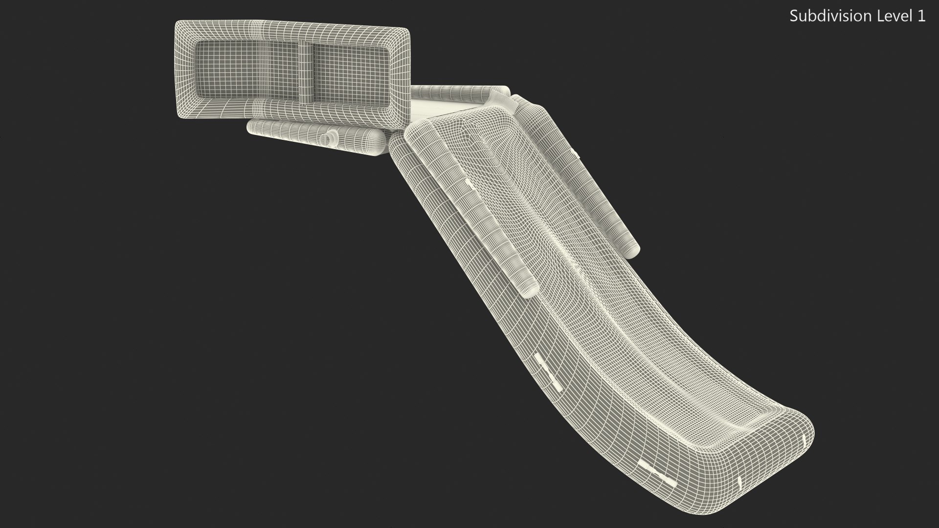 3D Inflatable Evacuation Slide Wing model - TurboSquid 1848598