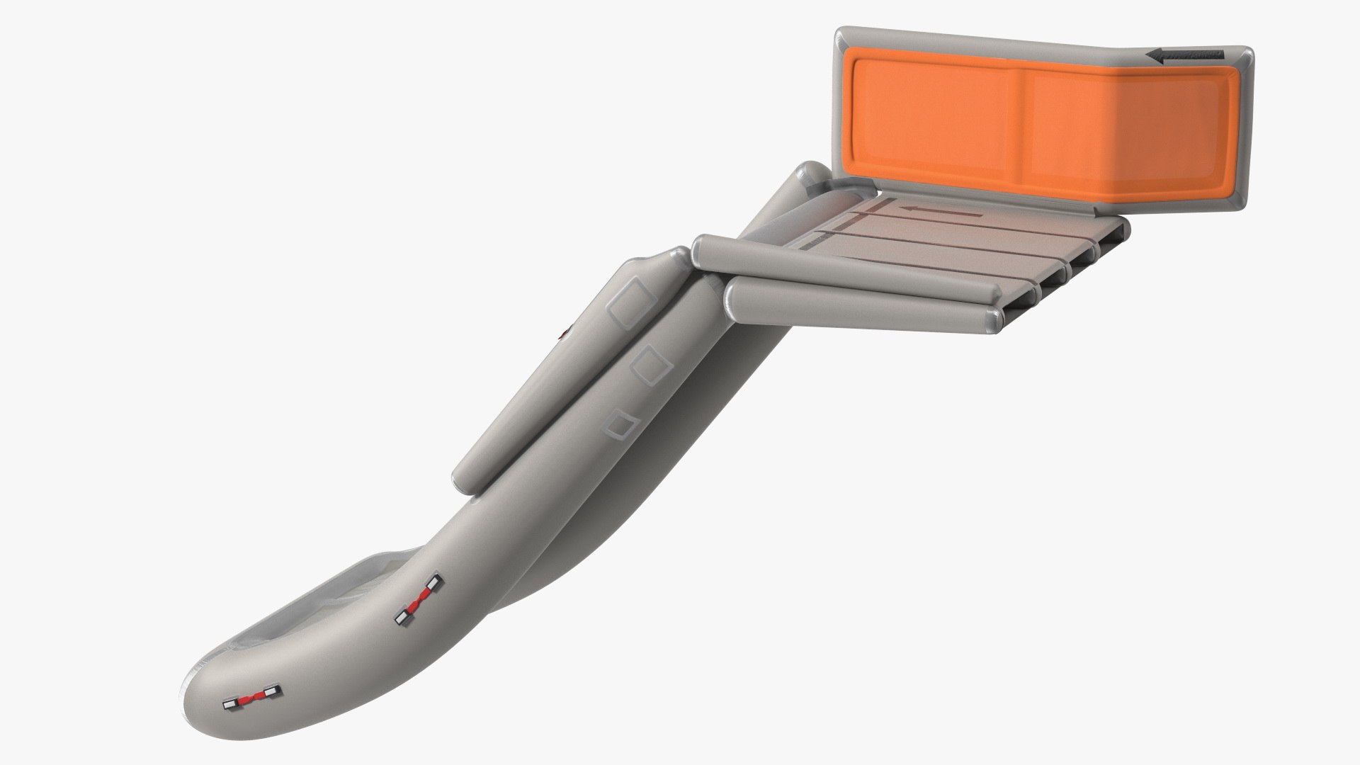 3D Inflatable Evacuation Slide Wing Model - TurboSquid 1848598