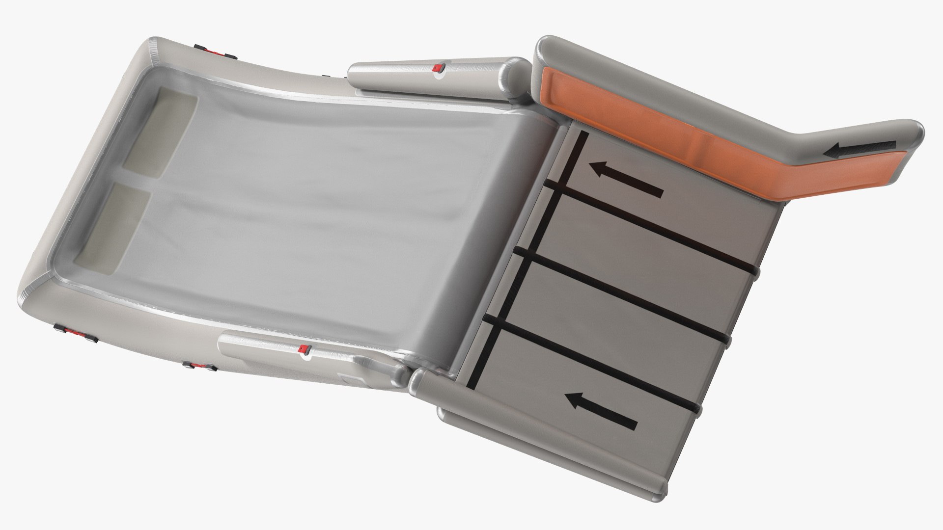 3D Inflatable Evacuation Slide Wing Model - TurboSquid 1848598