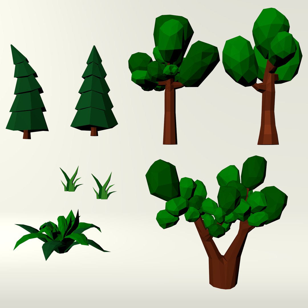 3d set nature