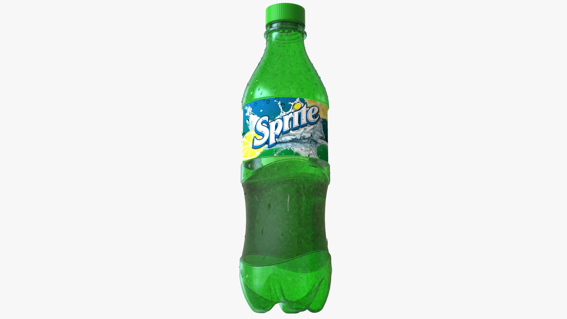 Beverage Bottle Coca Cola Sprite 1000ml 3D - TurboSquid 2050754