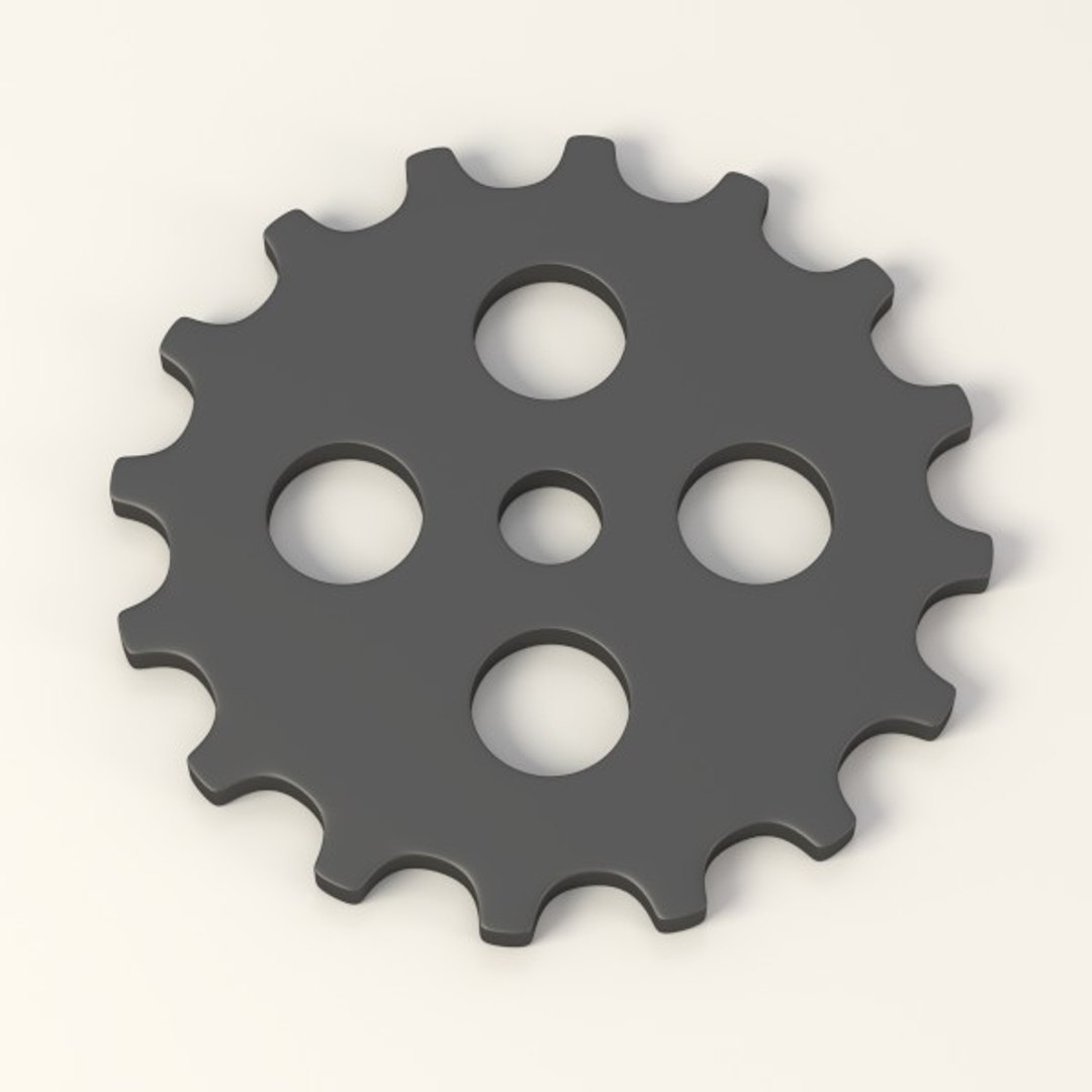 3d gear wheel