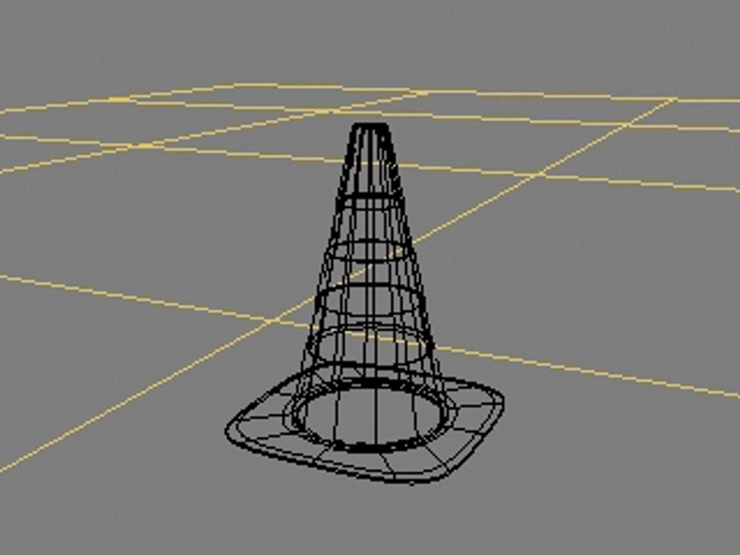 traffic cone 3d model