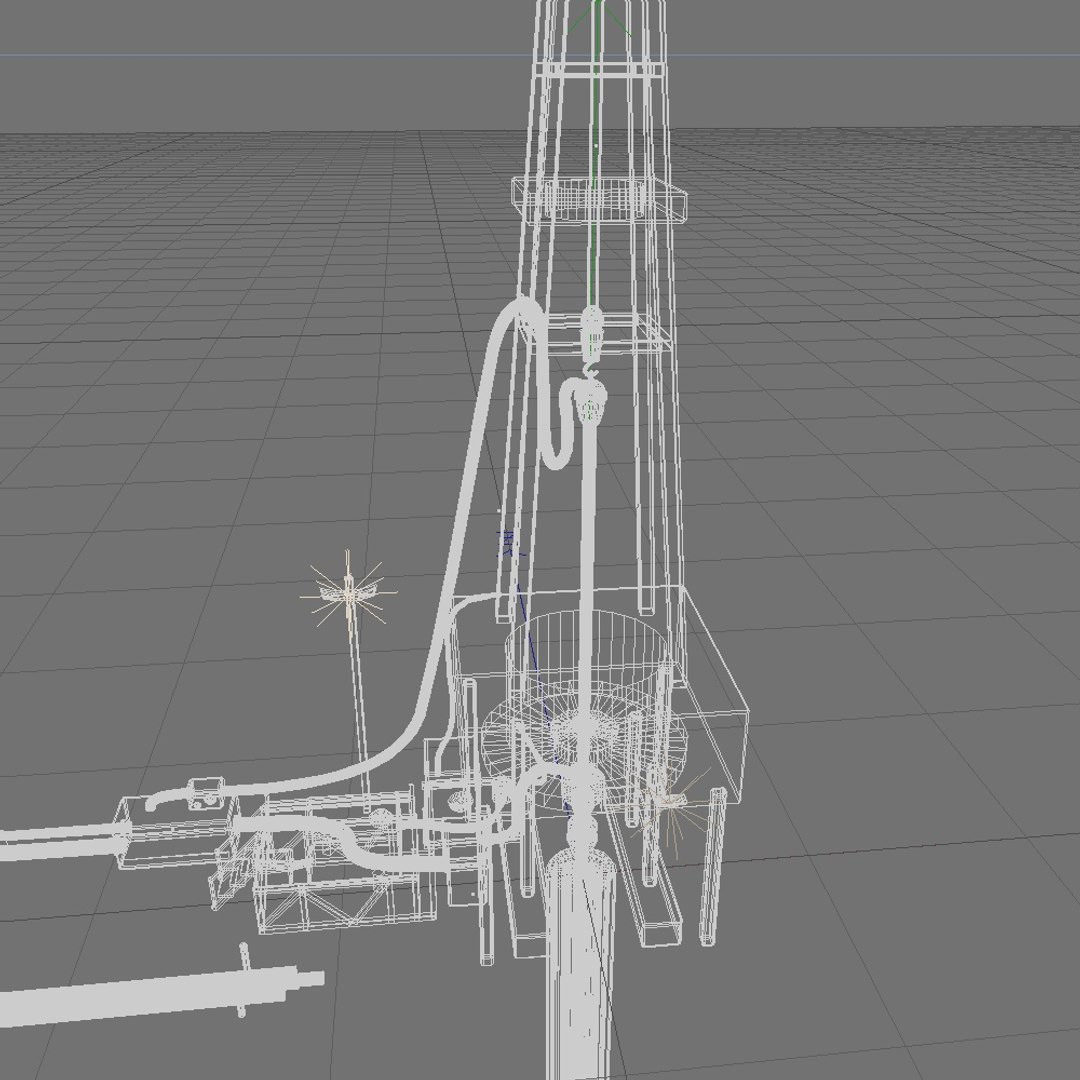 3d derrick scene