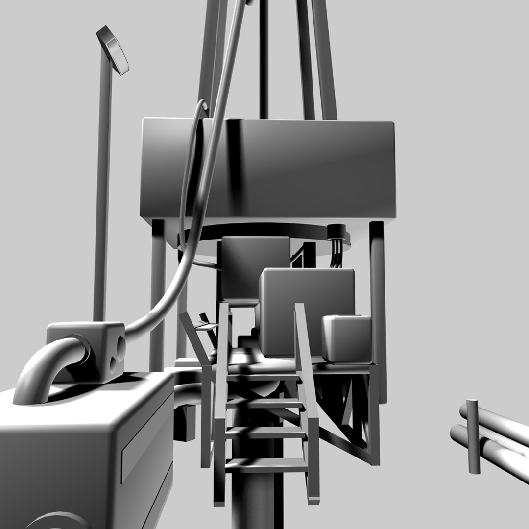 3d derrick scene