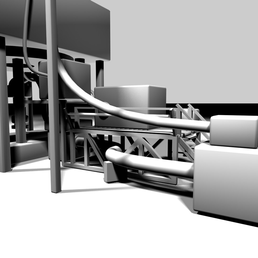 3d derrick scene