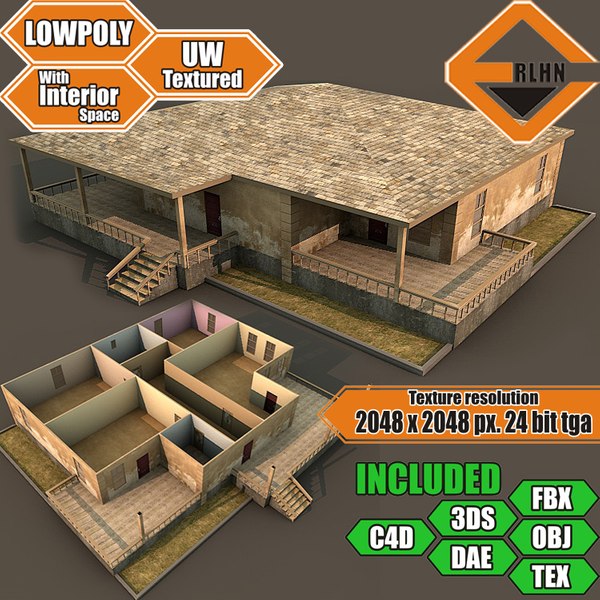 interior building obj