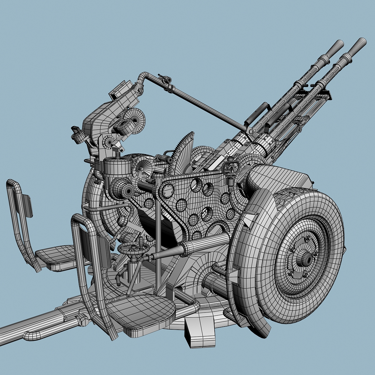 3d zpu-2 soviet double