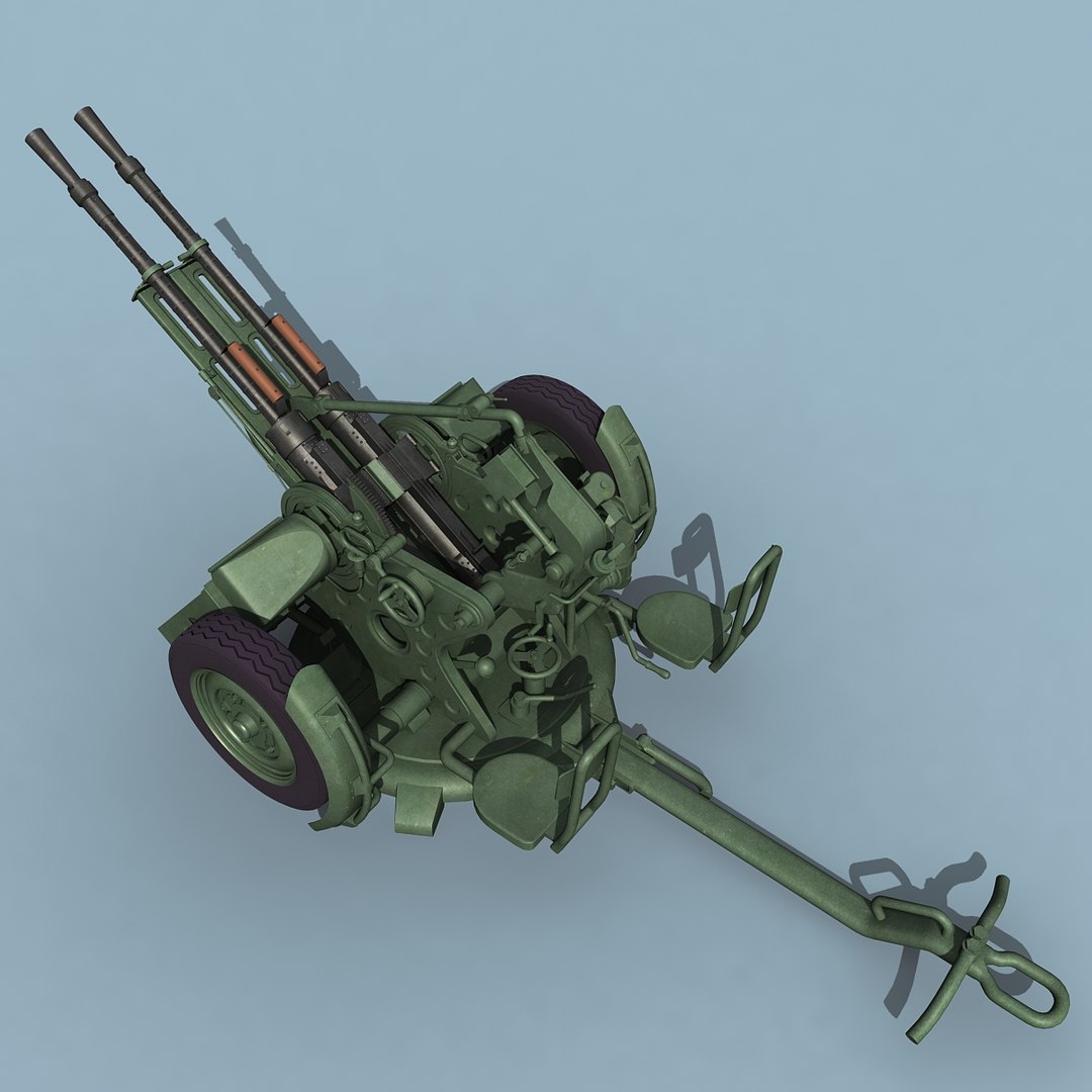 3d Zpu-2 Soviet Double